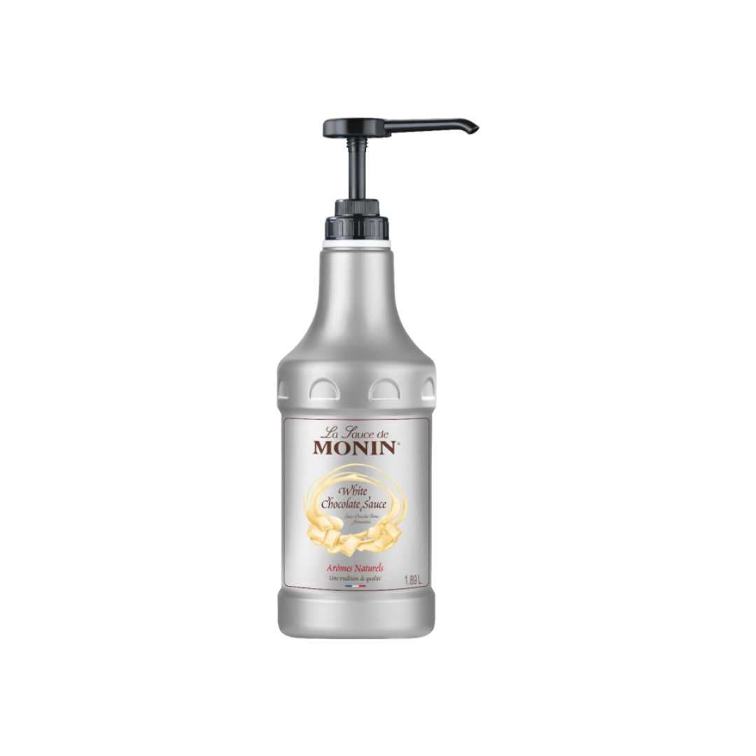 MONIN WHITE CHOCOLATE SAUCE 1.89L